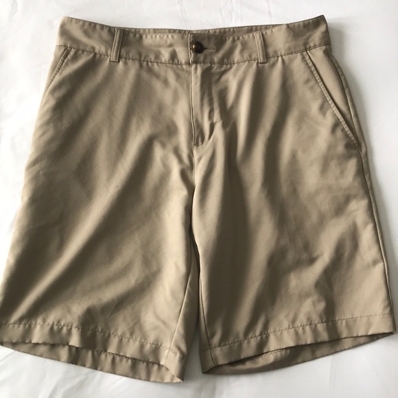 adidas | Shorts | Adidas Climalite 0 Polyester Khaki Shorts 32 | Poshmark